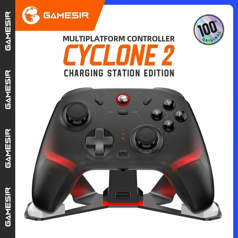 GameSir Cyclone 2 Беспроводной контроллер с контроллером эффекта Холла для ПК, Steam, Switch, ios, Andrioid