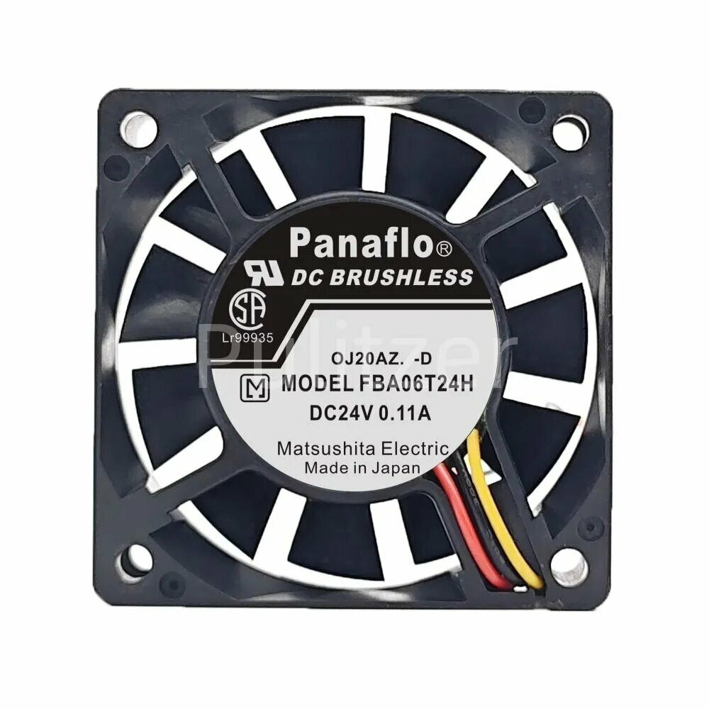 Вентилятор FBA06T24H 60* 60* 15 мм 24 В 0.11A инверторный рассеиватель тепла