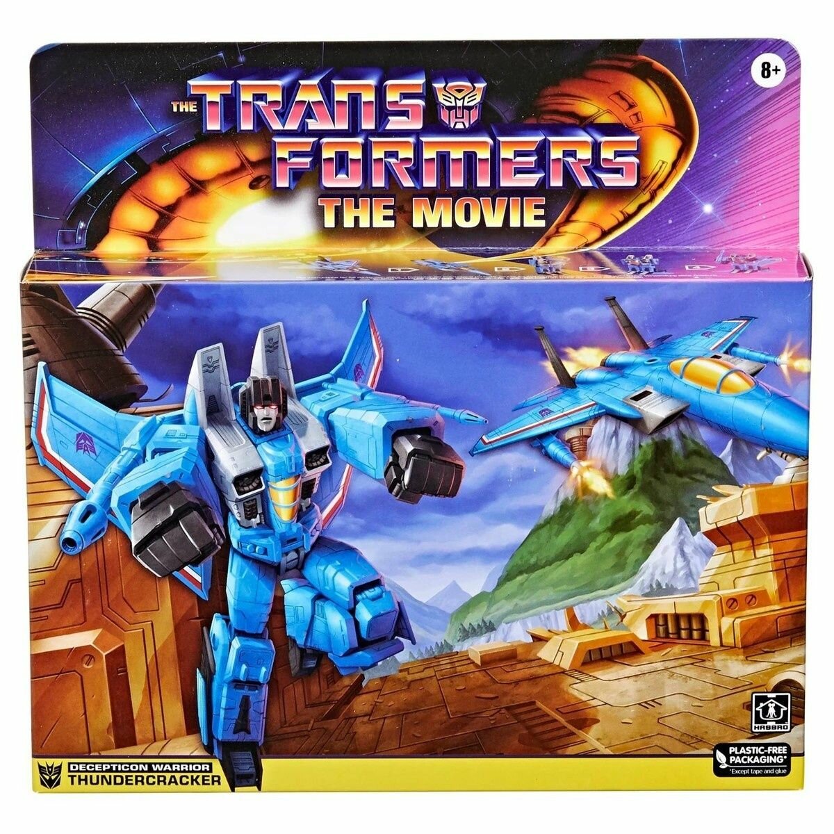 Трансформеры игрушки Hasbro Transformers Toys Retro G1 Thundercracker 14cm F6945