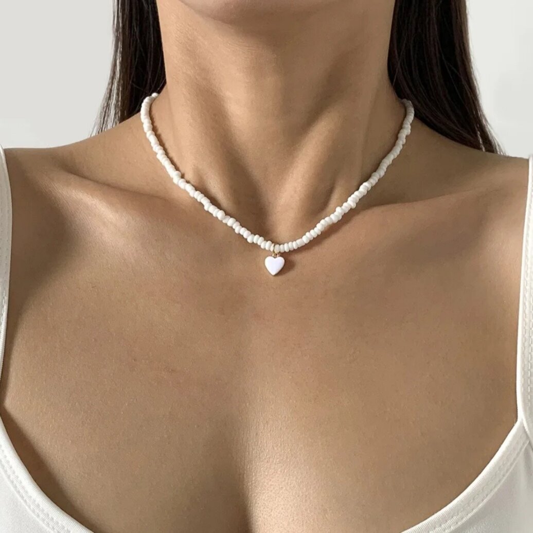 Колье, бисер