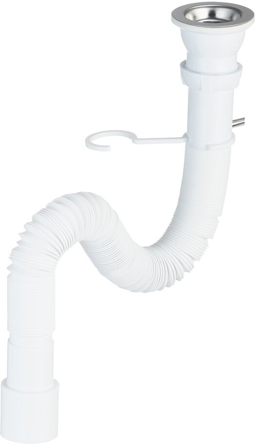 Сифон для раковины и мойки Wirquin Pro 1 1/2х40 мм с выпуском d70 мм с соединением 40/50 мм (30717985)