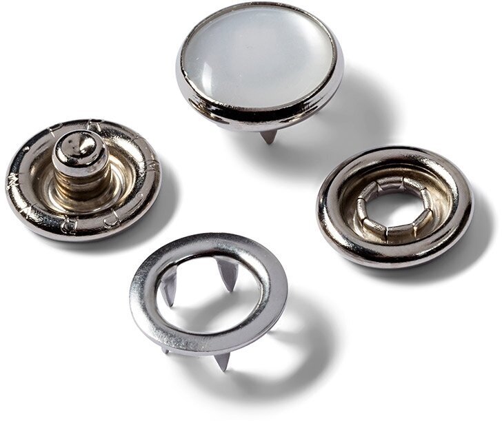 "PRYM" 390122 "Джерси" жемчужинка дополнительные латунь d 12 мм 6 шт. перламутр