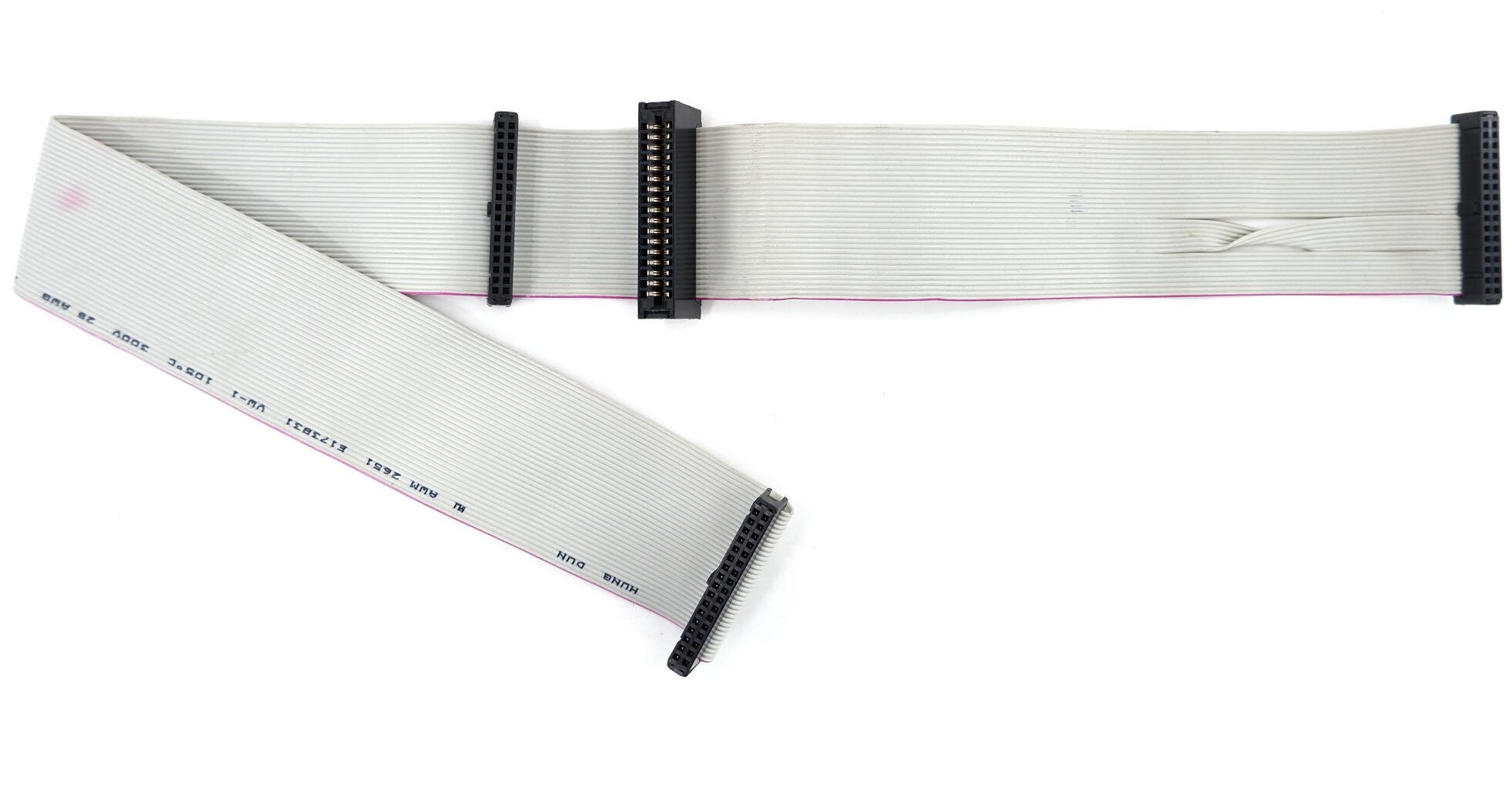Интерфейсный кабель 34-pin для 3.5 / 5.25 для FDD привода на 4 разъёма Floppy disk drive длина 60см