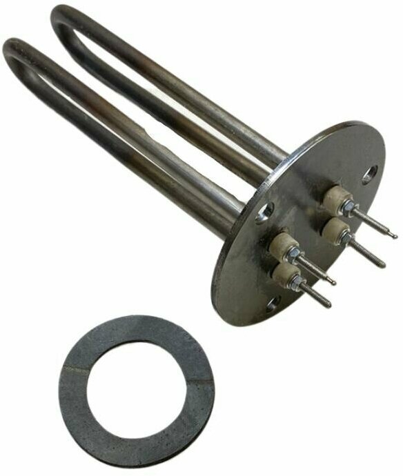 Блок ТЭН котла Сангай ЭВПМ-3, фланец D-100, нержавеющая сталь