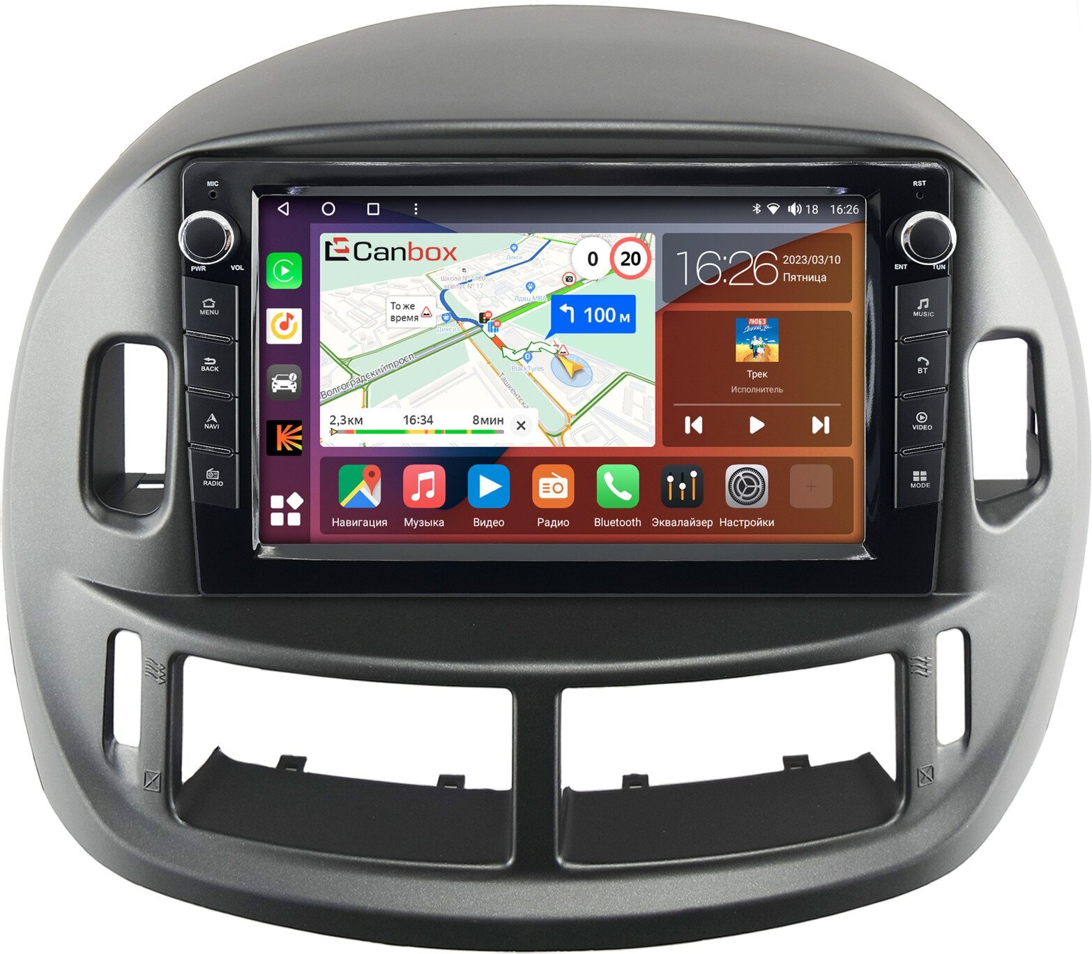 Toyota Previa 2 2000-2006 (левый руль) Canbox H-Line 7823-9-339 на Android 10 (4G-SIM, 4/64, DSP, IPS) С крутилками