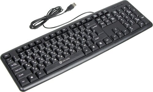 Клавиатура Оклик Oklick 180V2 Black USB (1185956)