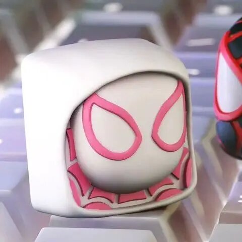 SpiderMan Miles Gwen 3D-кейкапы для механической клавиатуры Gwen