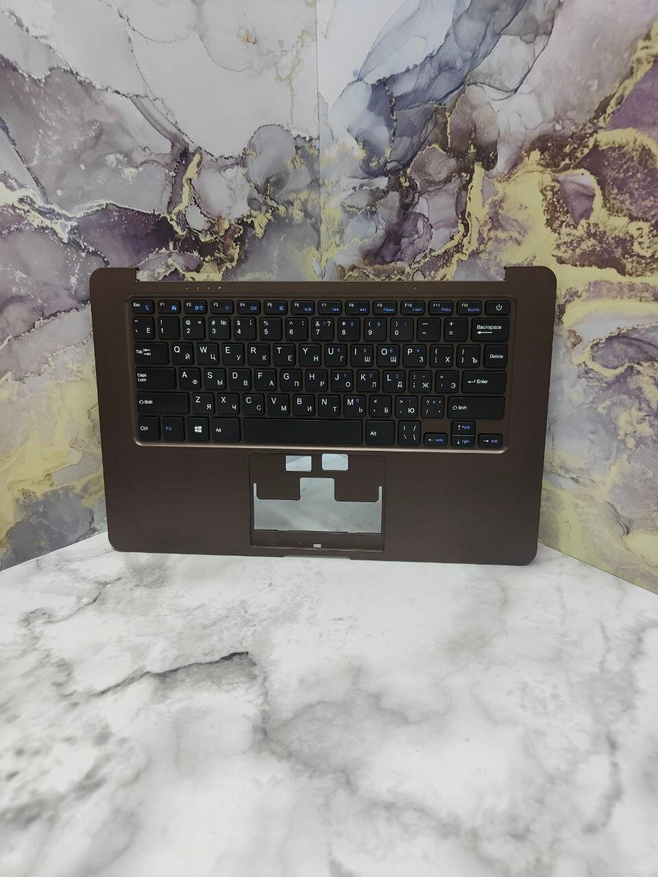 Клавиатура с топкейсом Prestigio Smartbook 141С02 PSB141C02BFH снятая с разбора Коричневый