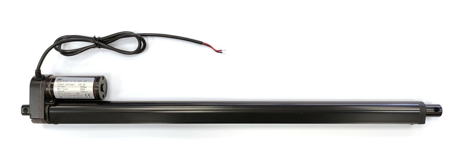 Линейный привод (актуатор) 12 В, длина хода 500 мм, 10 мм/с, до 90 кг (900N)