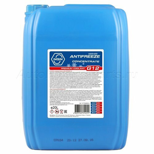 Антифриз-концентрат G12 ANTIFREEZE 20L Ngn V172485814