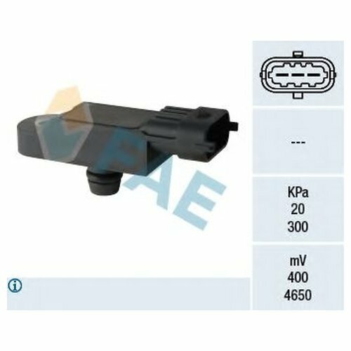 Датчик давления воздуха Fae 15068 для ABARTH 500 595 695 312 (2008-н. в.), ABARTH 500C 595C 695C 312 (2009-н. в.), ABARTH GRANDE PUNTO 199 (2007-2012)