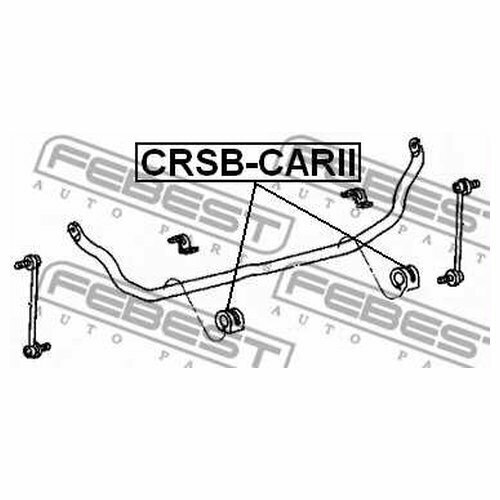 Втулка стабилизатора ) Febest crsbcarii для Chrysler CARAVAN, GRAND CARAVAN, Voyager III; Dodge B1500 STANDARD PASSENGER,