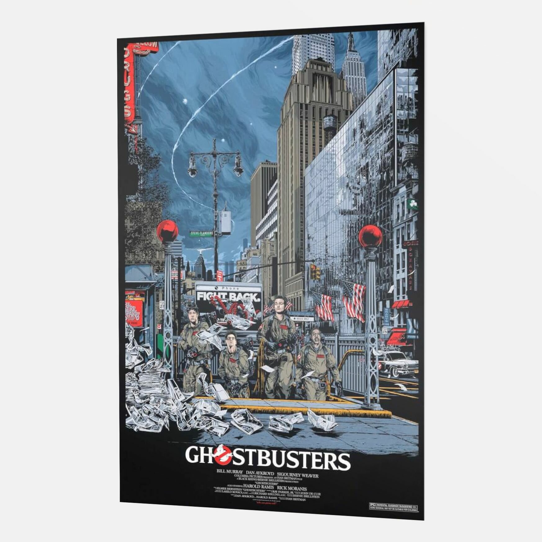 Постер (плакат) на стену по фильму Охотники за привидениями 40x60 см. от Poster4me