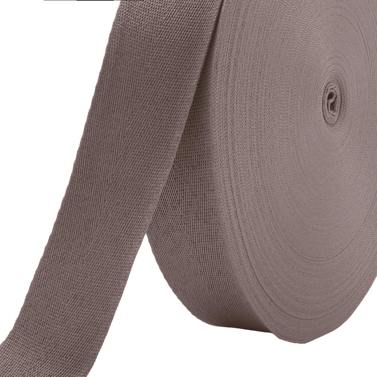 Лента киперная Айрис, 13 г/м, 100% полиэфир, 40мм*50м (09 кофе)