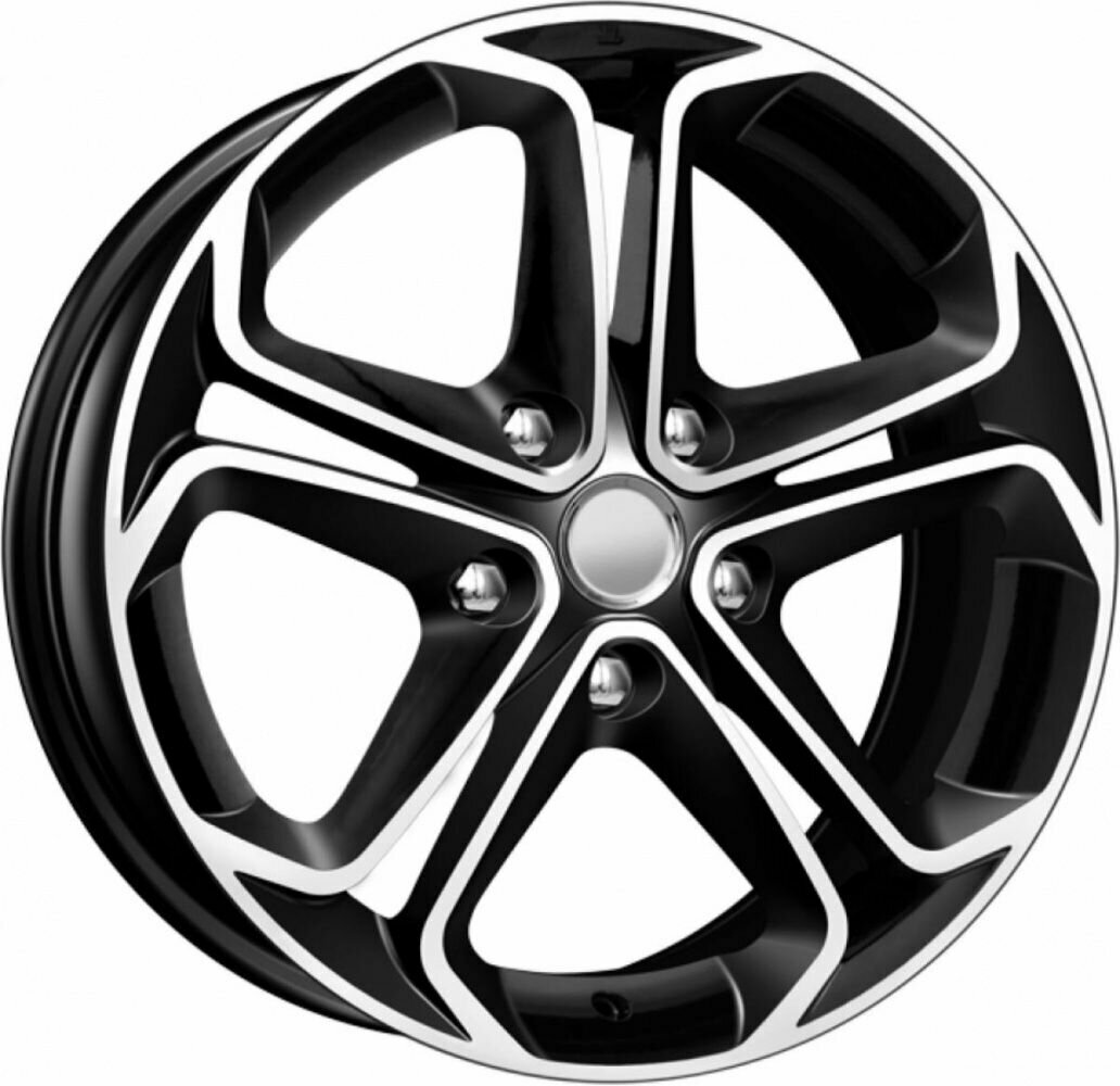 Диски легковые литые 6.5*16 5*115 et41 h70.2 КиК KC674 Алмаз черный(цвет)