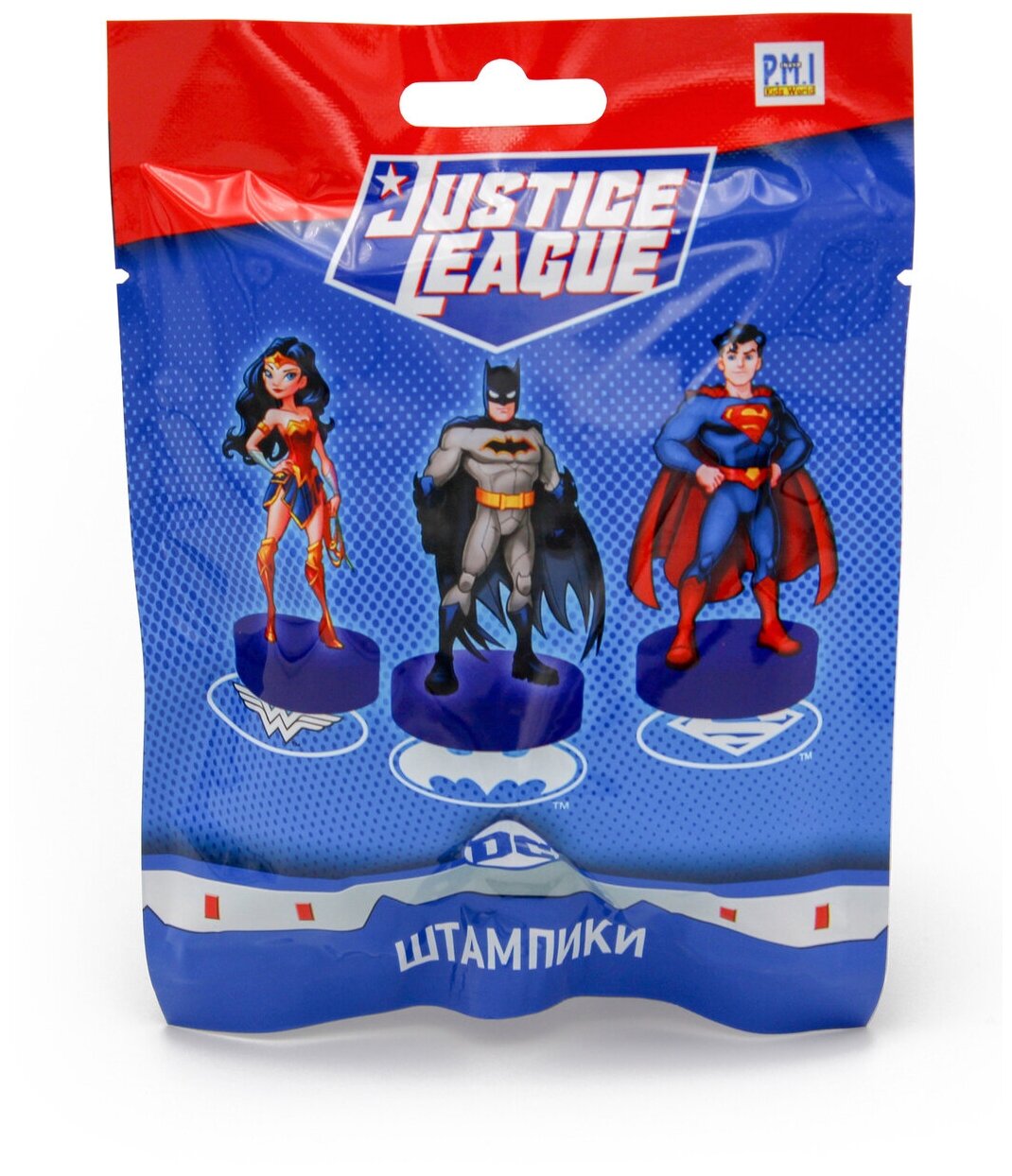 Штампик-фигурка Funky Toys 7,5 см, Лига Справедливости (JLA5005)