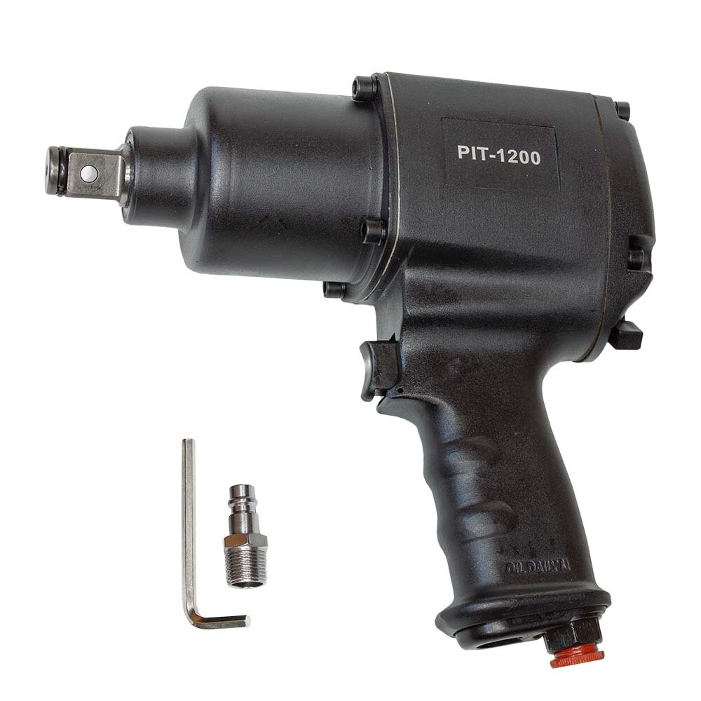 Гайковерт пневматический PI TOOLS PIT-1200, 3/4", 1200Нм, 600 л/мин, Арт. 4454