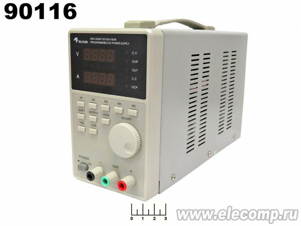 Блок питания 0-32V 5A Vantek DPS3305P
