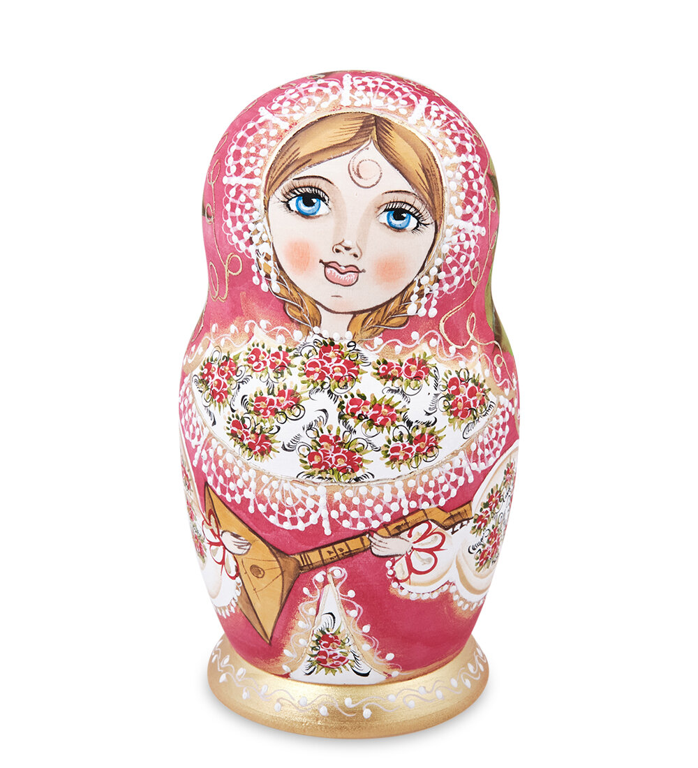 Матрешка Катюша с балалайкой
