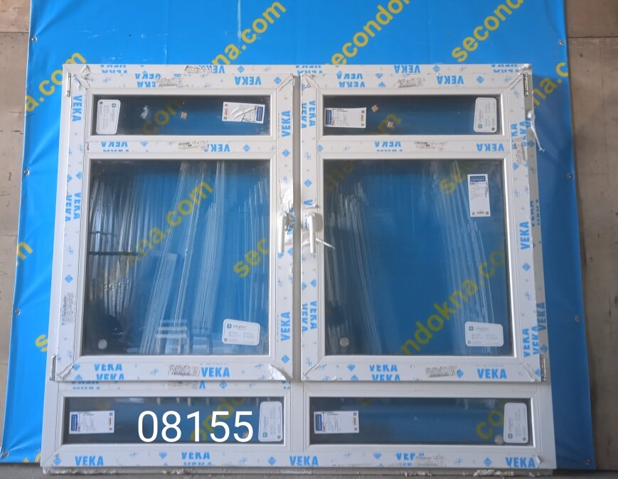 Пластиковое окно новое 1380(в) 1160 об х 1680(ш), VEKA