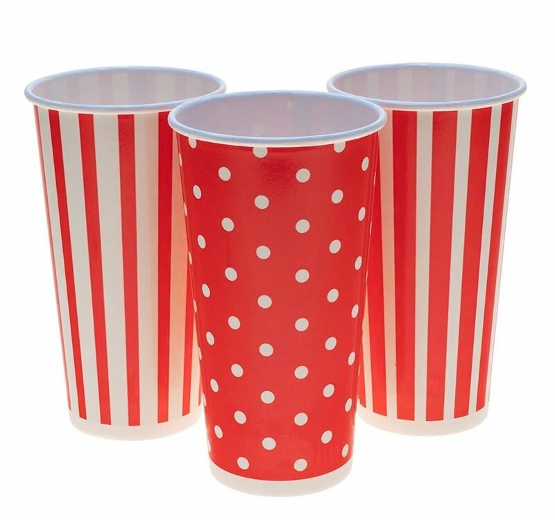 Набор стаканов картонных 500мл d-90мм уп/45шт для холодного