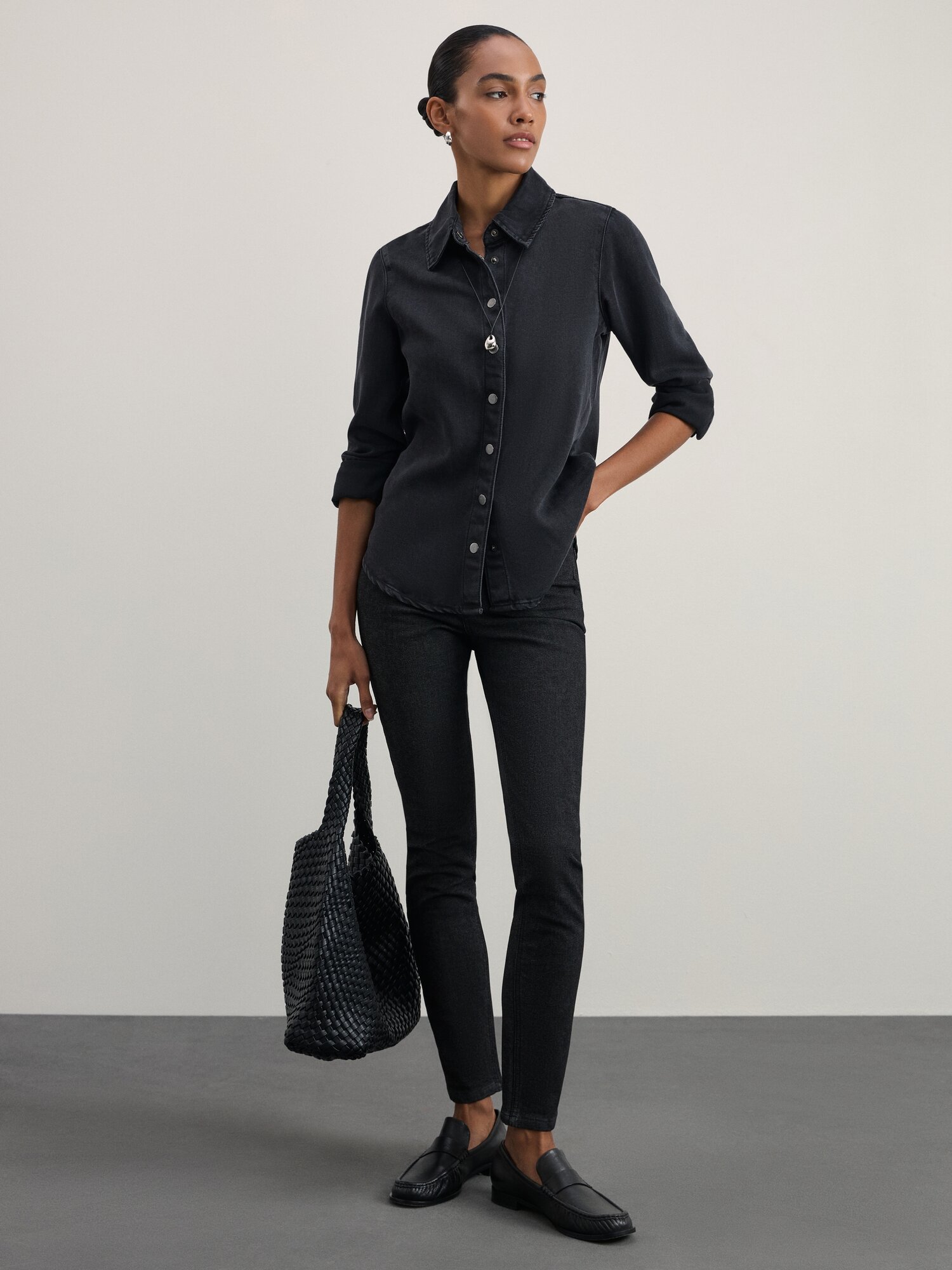 Джинсы скинни утепленные 