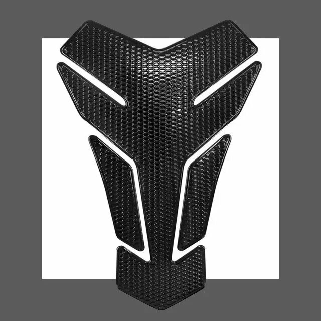 Черная наклейка на бак мотоцикла, защитная накладка на бензобак RACING TEAM