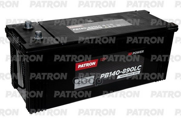 Аккумулятор PATRON POWER 12V 140AH 890A ETN 3(L+) D04 505x183x199mm B00 33,4kg PATRON арт. PB140-890LC