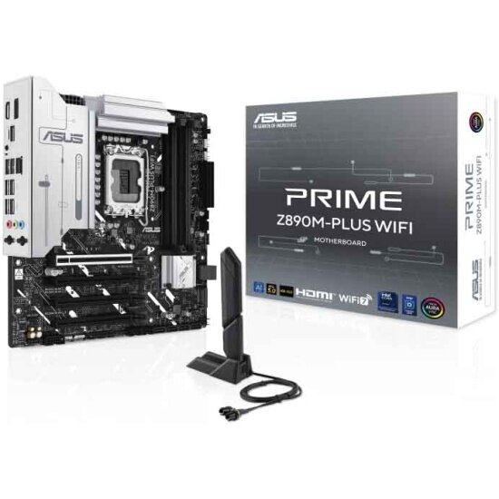 Материнская плата Asus PRIME Z890M-PLUS WIFI (LGA1851, mATX)