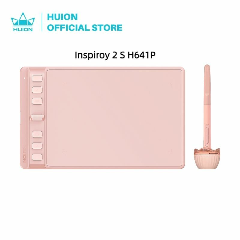 Графический планшет Huion Inspiroy 2 S H641P, 6,3x3,9 дюйма, цифровой планшет для рисования, 6 экспресс-клавиш