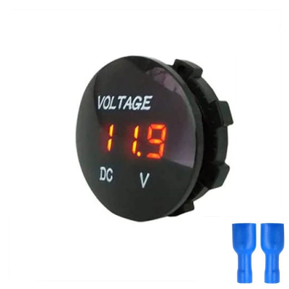 Цифровой вольтметр 11.9V, Orange