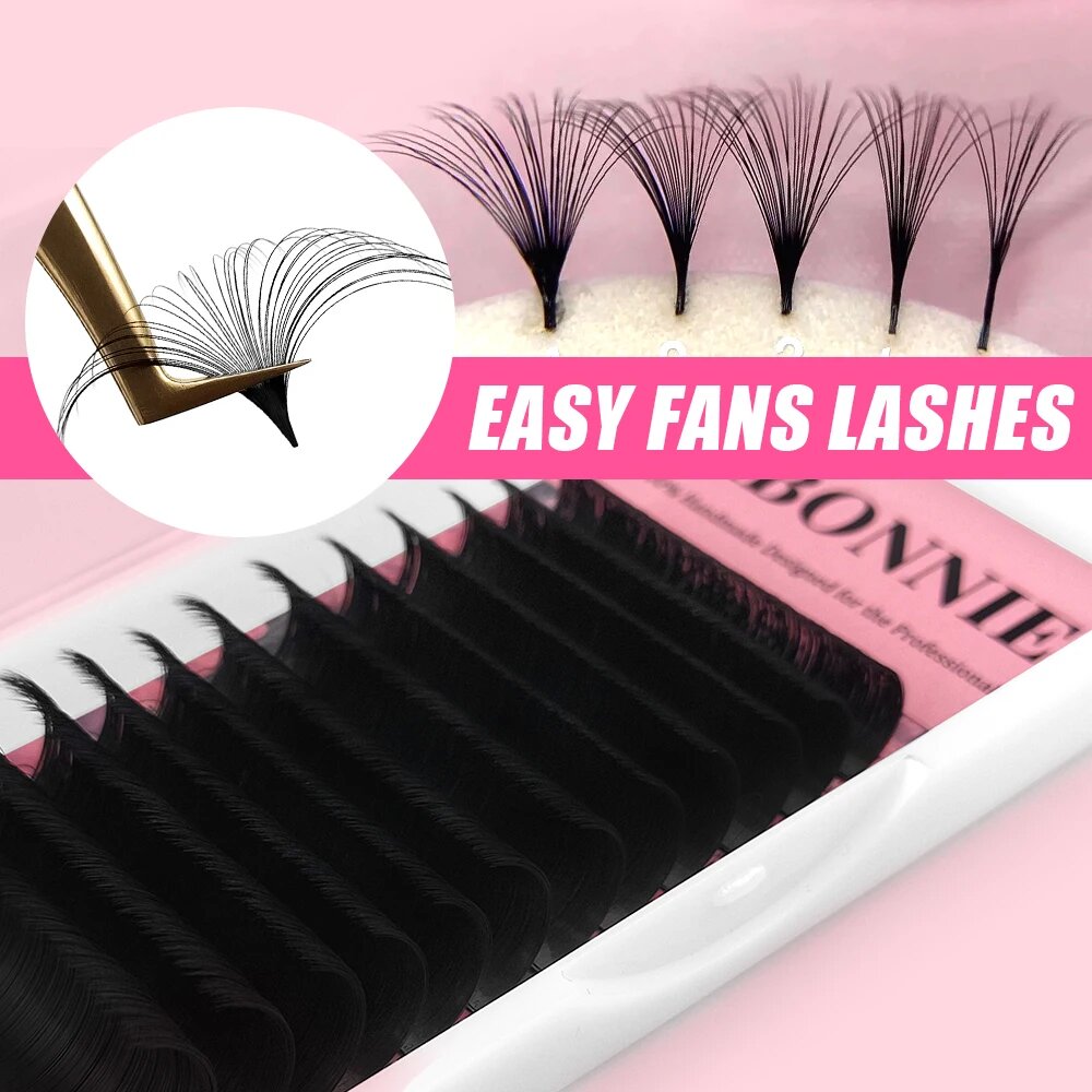 ABONNIE Easy Fan C изгиб, MIX 14-22 мм, 0.07 мм