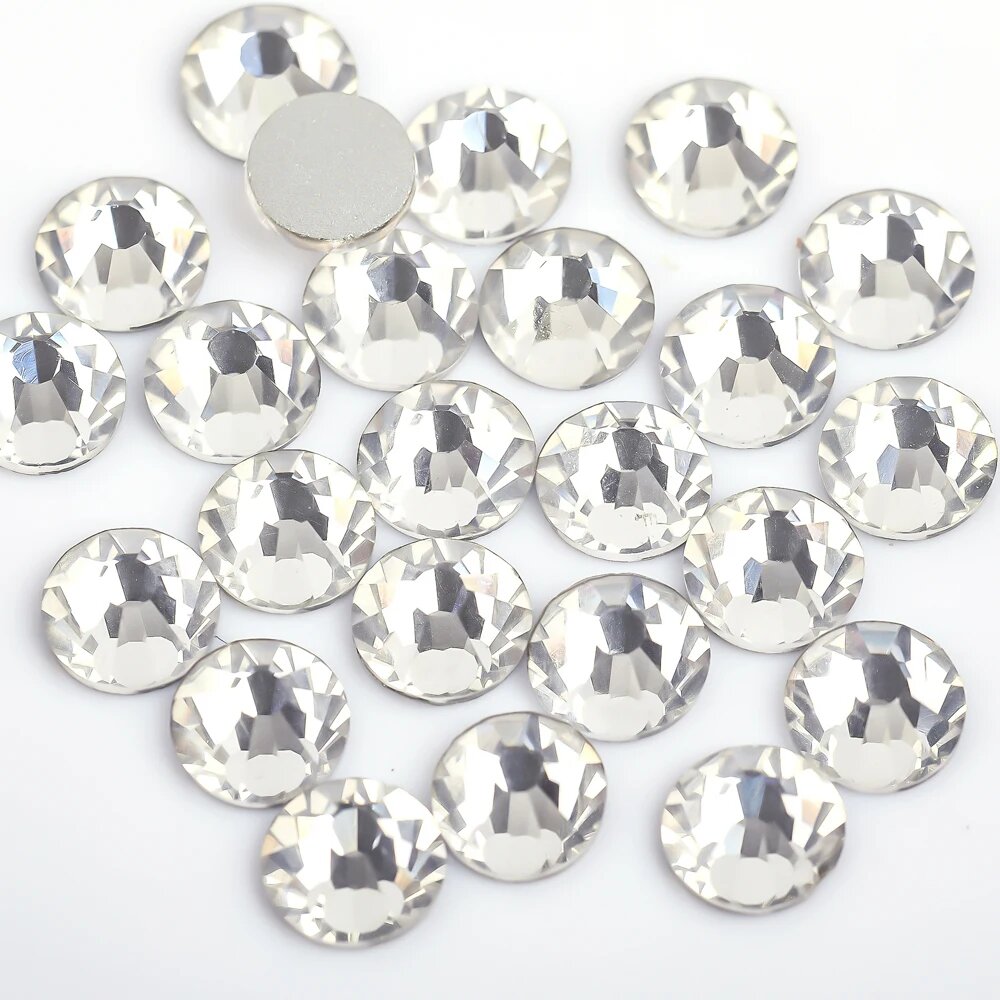 Стразы серебряные Crystal Clear SS20 1440шт