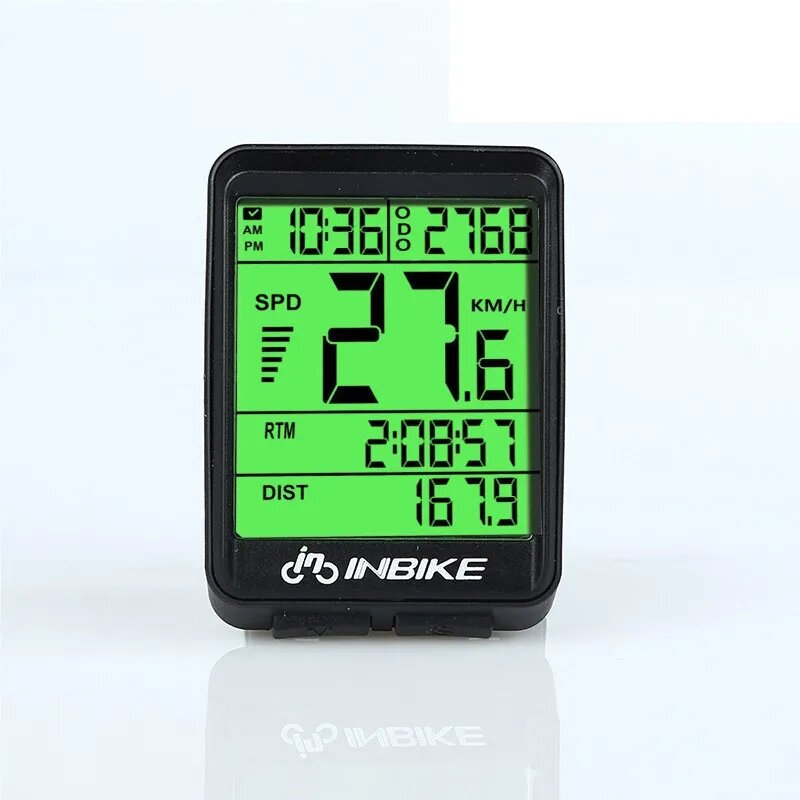 INBIKE-01 велокомпьютер Green Wireless