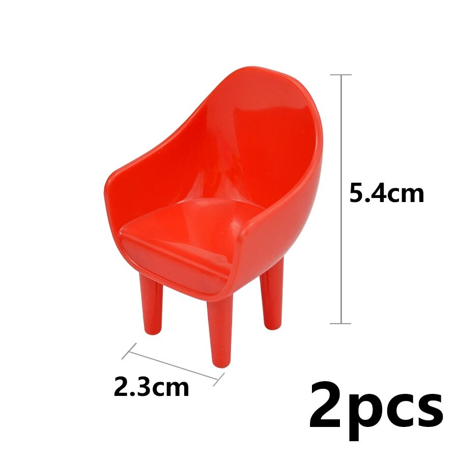 Большие строительные блоки Miguba для взрослых Красный, Chair Red