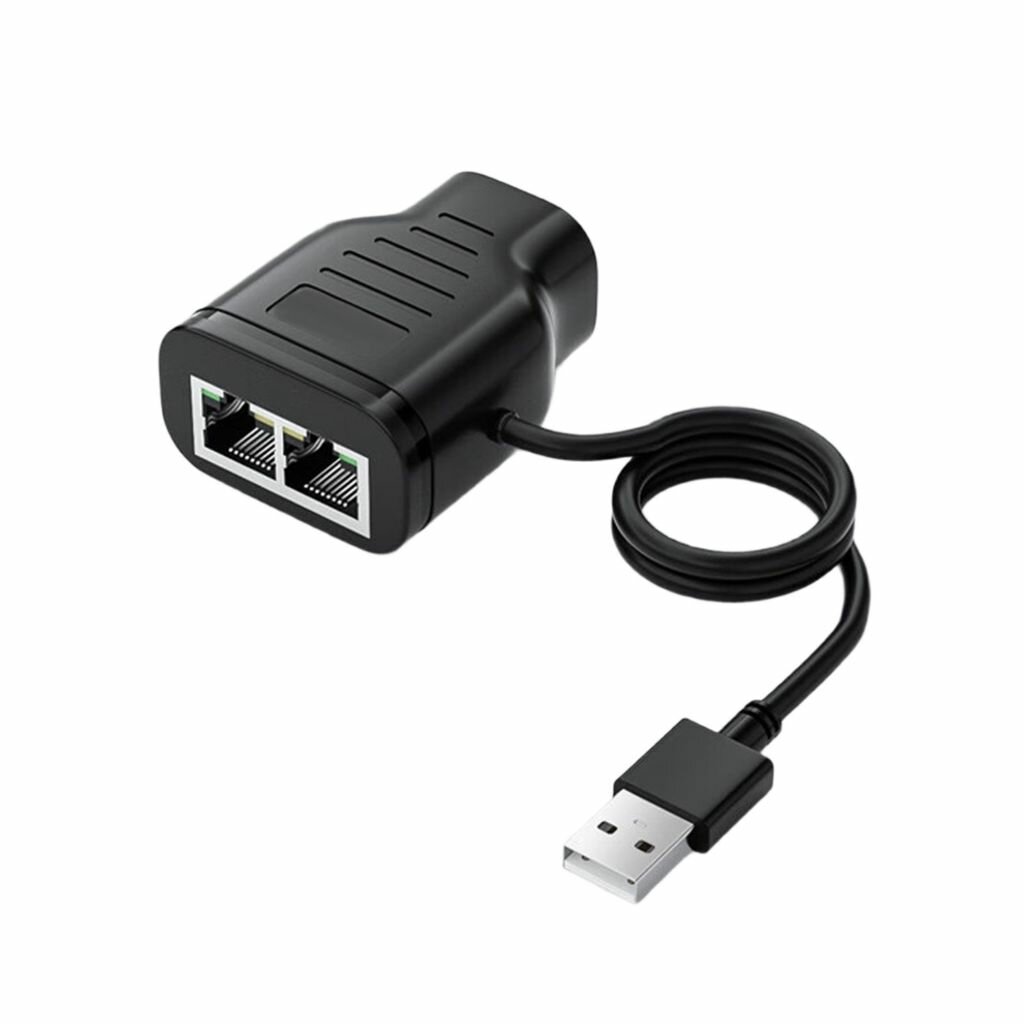 Кабель-адаптер RJ45-USB к двойному порту-100 м
