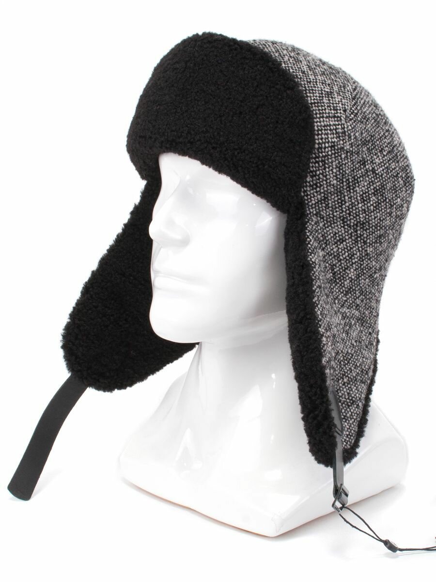 Шапка-ушанка Antar ушанка из шерстяной ткани и меха для мужчин