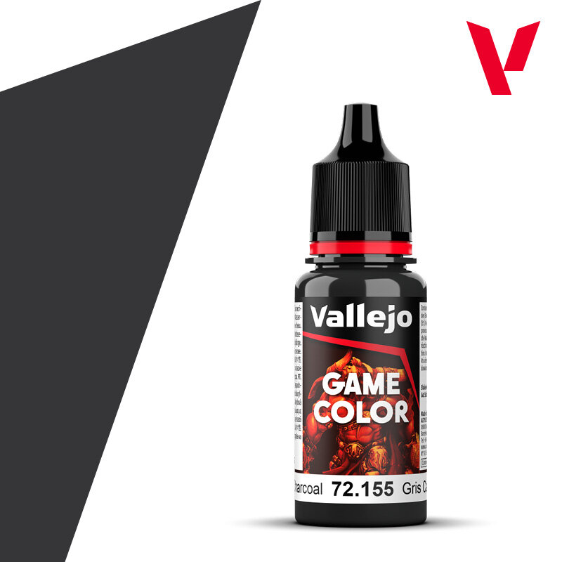 Краска g72155 Vallejo Серии Game Color Heavy Charcoal (Насыщенный древесный уголь)18ml