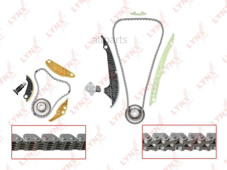 LYNXAUTO TK0209 Комплект цепи ГРМ