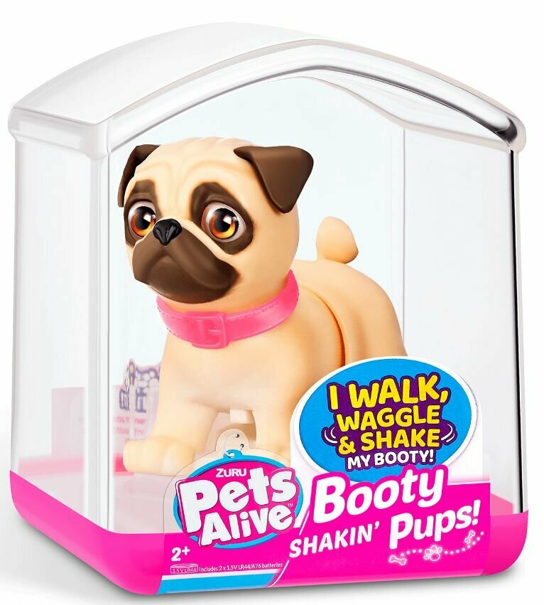 Игрушка Zuru PETS ALIVE Анимированный щенок Мопс 9530