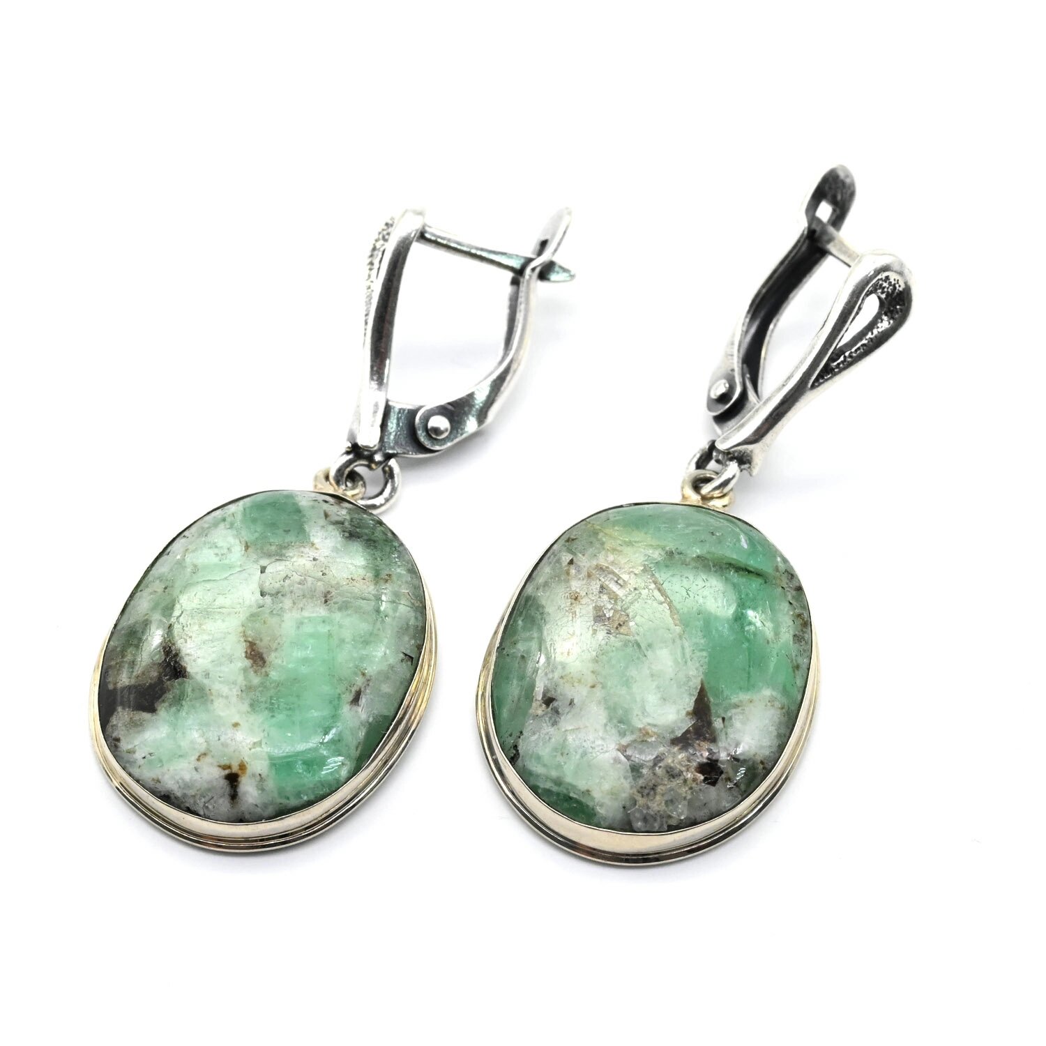 Серьги, берилл