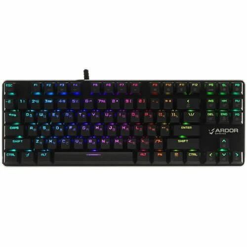 Клавиатура проводная ARDOR GAMING Blade PRO AG-FL-B87Red-B черный