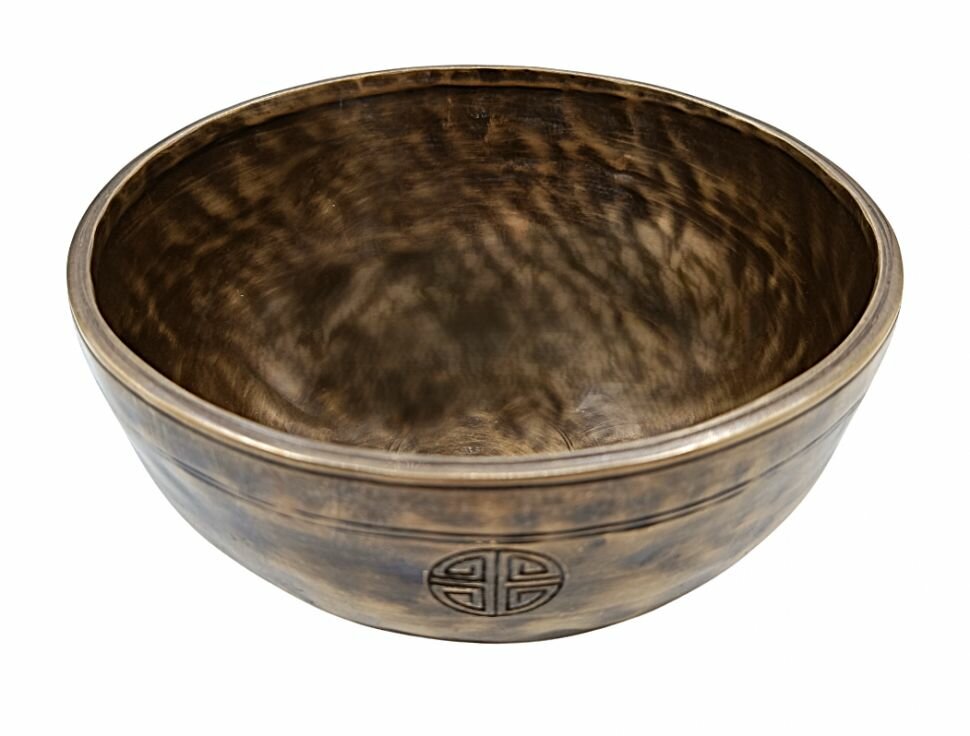 Кованая поющая чаша Full Moon antique толстостенная ( 19 см, нота: До, 261 Гц )