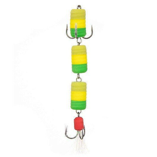 Premier Мандула 3Х Народная цвет 14 желтый-зеленый-салатовый приманка для рыбалки