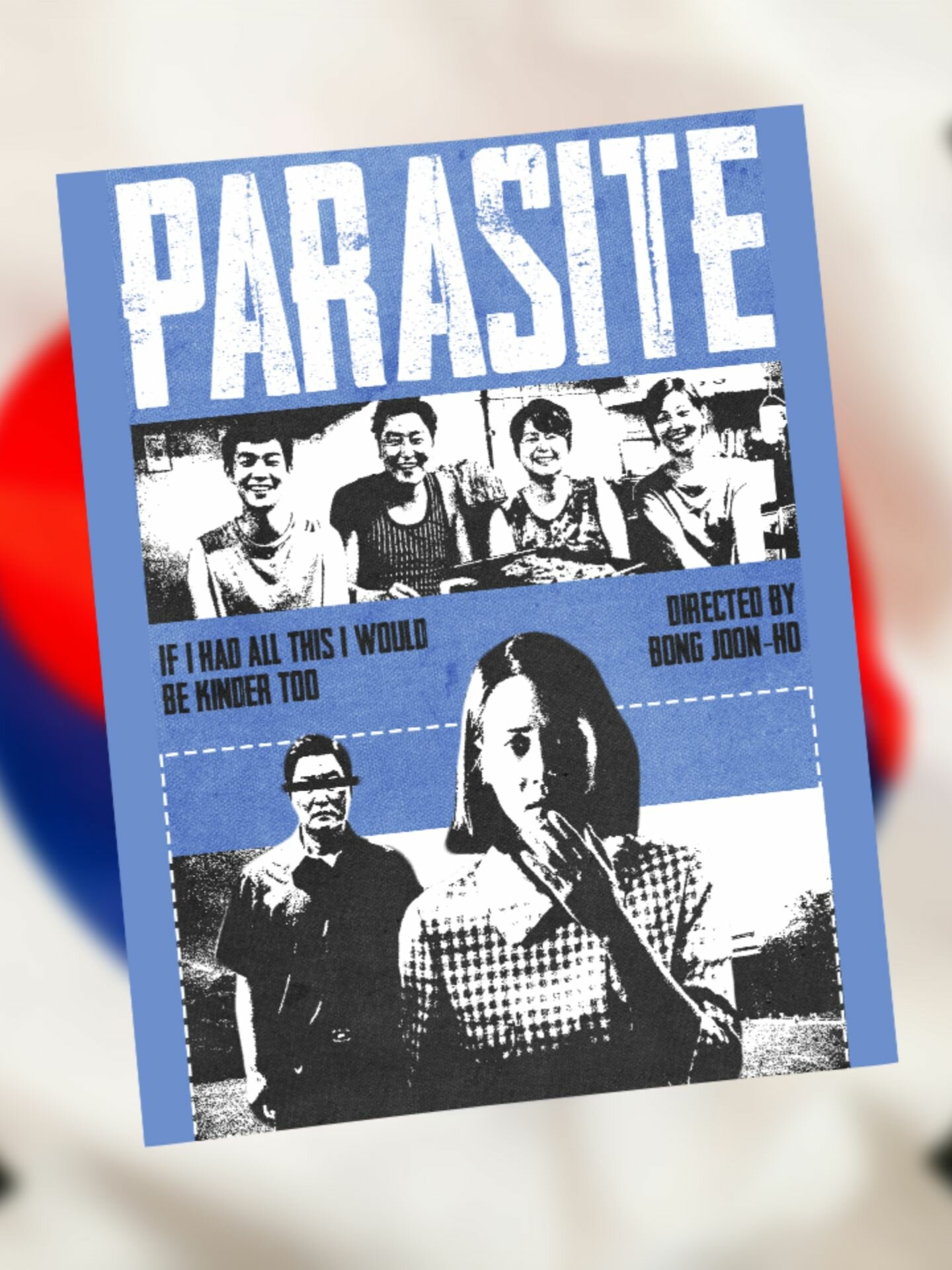 Постер pinterest "Паразиты", 29.7х42см, А3, глянцевый