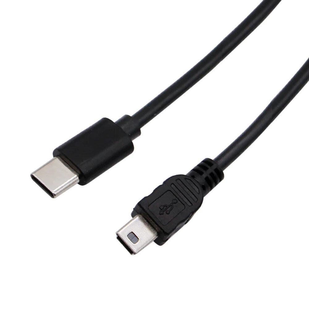 30 см USB Type C 3.1 Male to Mini USB 5 Pin B Male Plug Converter OTG адаптер свинцовый кабель передачи данных для цифровой камеры Macbook pro
