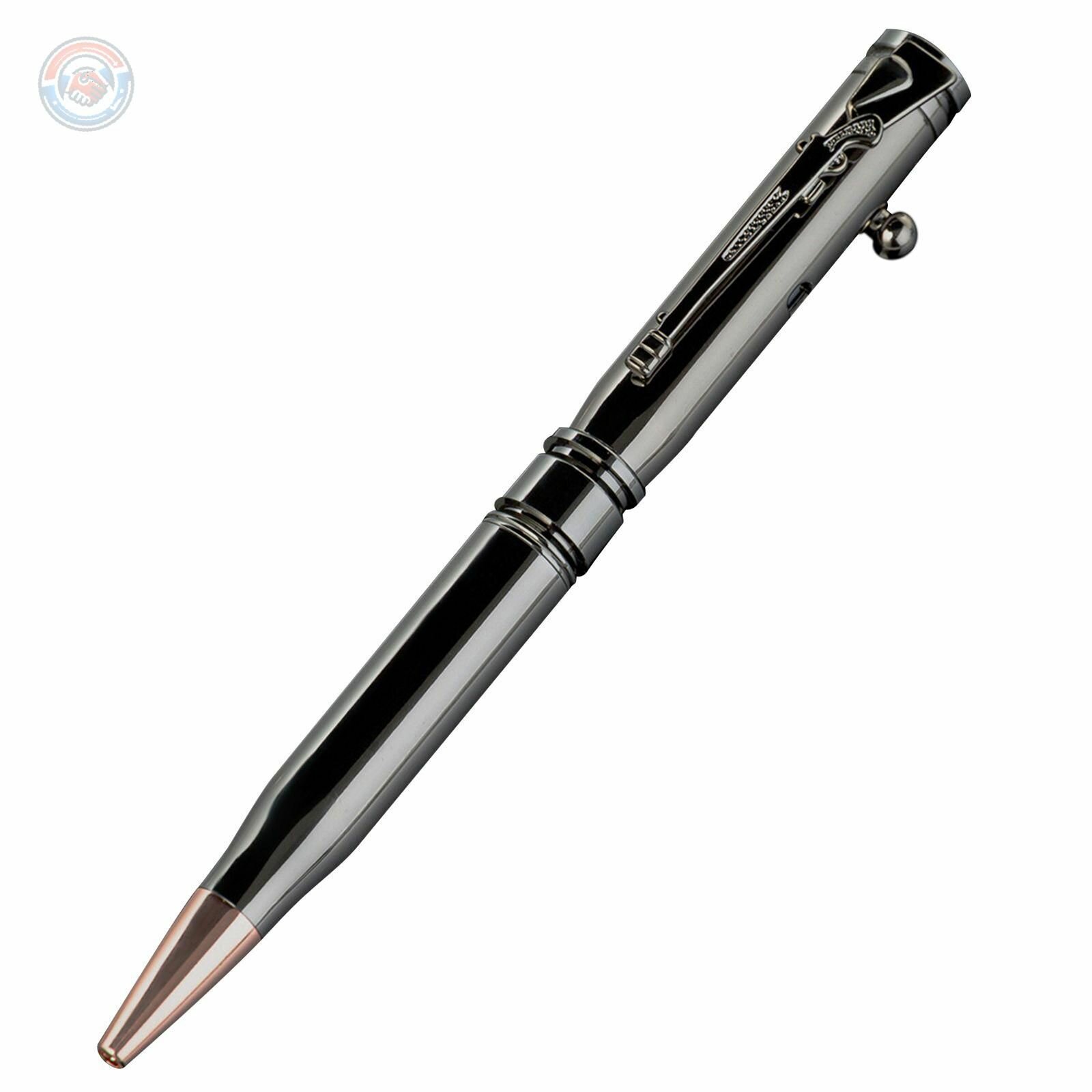 Многофункциональная металлическая шариковая ручка Bolt Pen для письма, заметок и творчества с удобным зажимом и гладким письмом