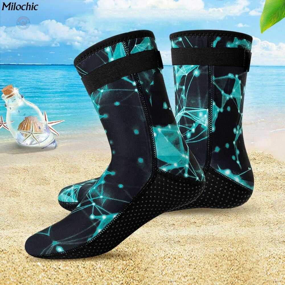 Неопреновые носки для дайвинга 3 мм нескользящие, износостойкие, защита от ультрафиолета и кораллов, унисекс