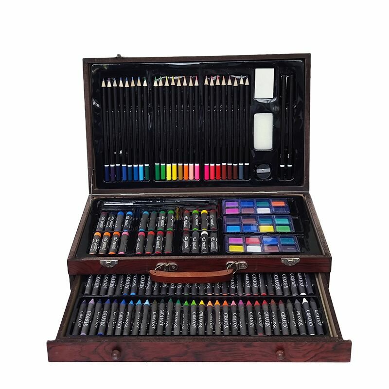 Детский набор для рисования (142 предмета), набор для рисования, цветные карандаши, подарки для детей