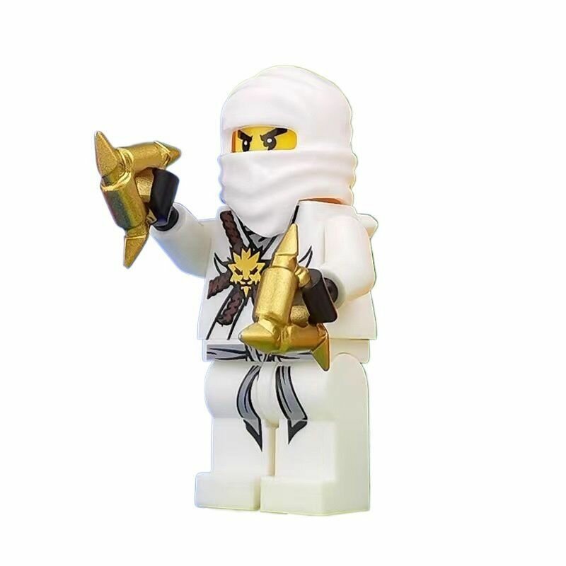 Минифигурка "Ниндзяго: Мастера Кружитцу Зейн Элемент Льда" совместим с конструкторами лего (EM132)